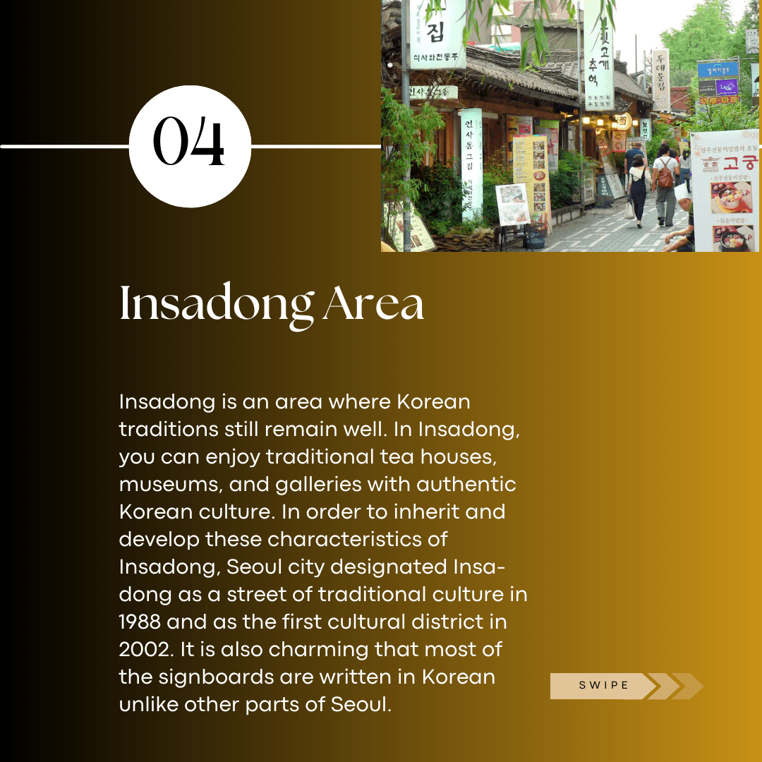 4. Insadong Area