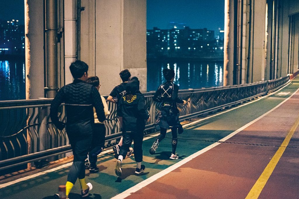 Korea has a lot of parks and tracks where you can go for a jog. Even on ...