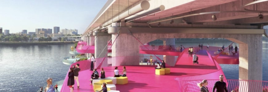 The winning design, titled “The Longest Gallery,” by the Dutch ...