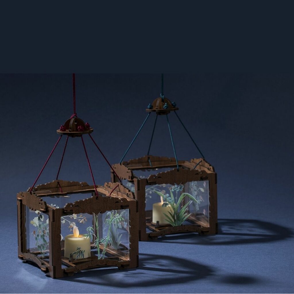 Traditional Korean Joseon Royal Lanterns DIY Kit